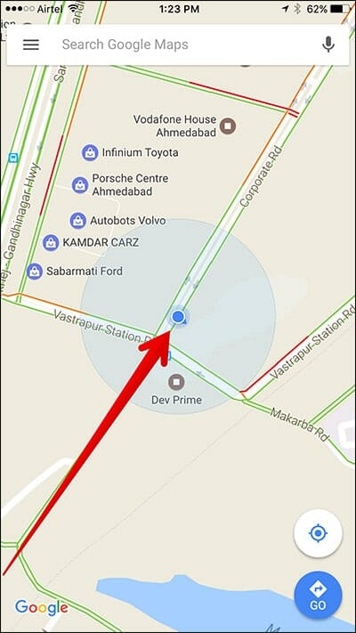 Fix 'Unable to determine your location' Google Maps error on an iPhone